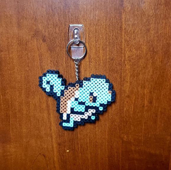 Perler | Wall Decor | Pokmon Squirtle Perler Bead Sprite Keychain ...